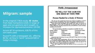 milgram study as level psychology core study (social approach) | PPTX