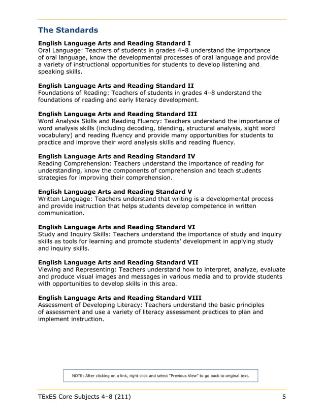 Core subjects 4_8_211 | PDF | Standardized Testing | Educational Assessment