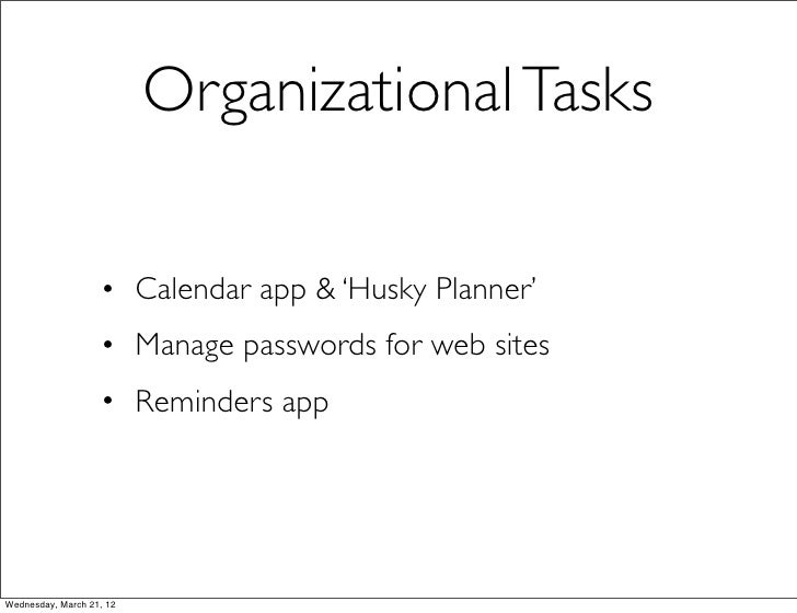 Core Tasks & Teacher Training