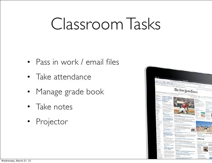 Core Tasks & Teacher Training