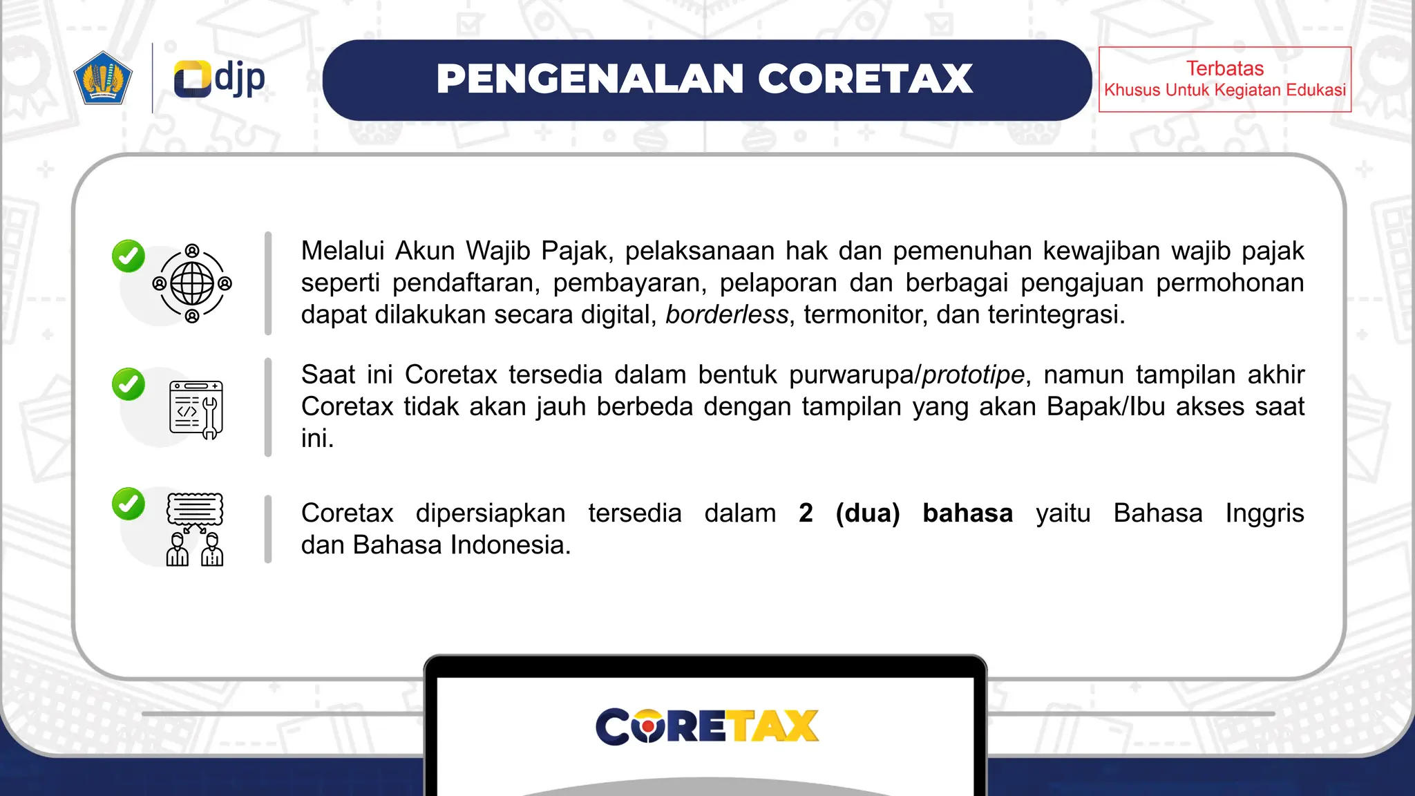 CoreTax System Dirjen Pajak Indonesia 2024 | PDF