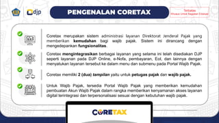 CoreTax System Dirjen Pajak Indonesia 2024 | PDF