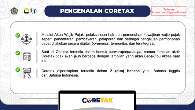 CoreTax System Dirjen Pajak Indonesia 2024 | PDF