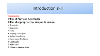 Core teaching skills | PPTX