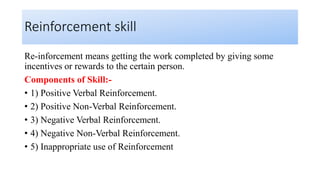 Core teaching skills | PPTX