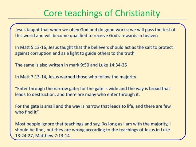 Core teachings of judaism, christianity, and islam | PPT
