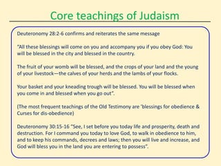 Core teachings of judaism, christianity, and islam | PPTX