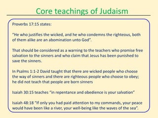 Core teachings of judaism, christianity, and islam | PPTX