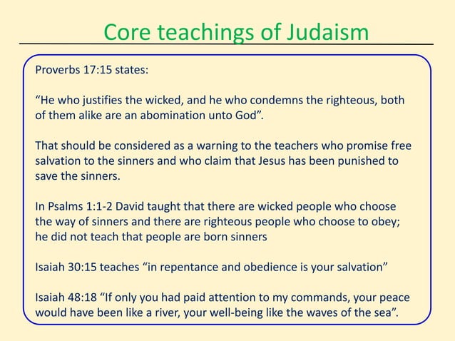 Core teachings of judaism, christianity, and islam | PPT