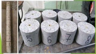 CORE TEST OF CONCRETE ALL PROCEDURE FROM FIELD TO LAB.pptx | Civil ...