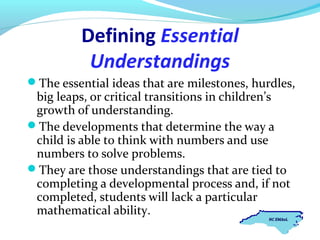 Core topics essential_understandings | PPT