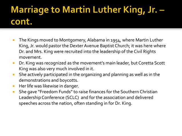 Coretta Scott King | PPT