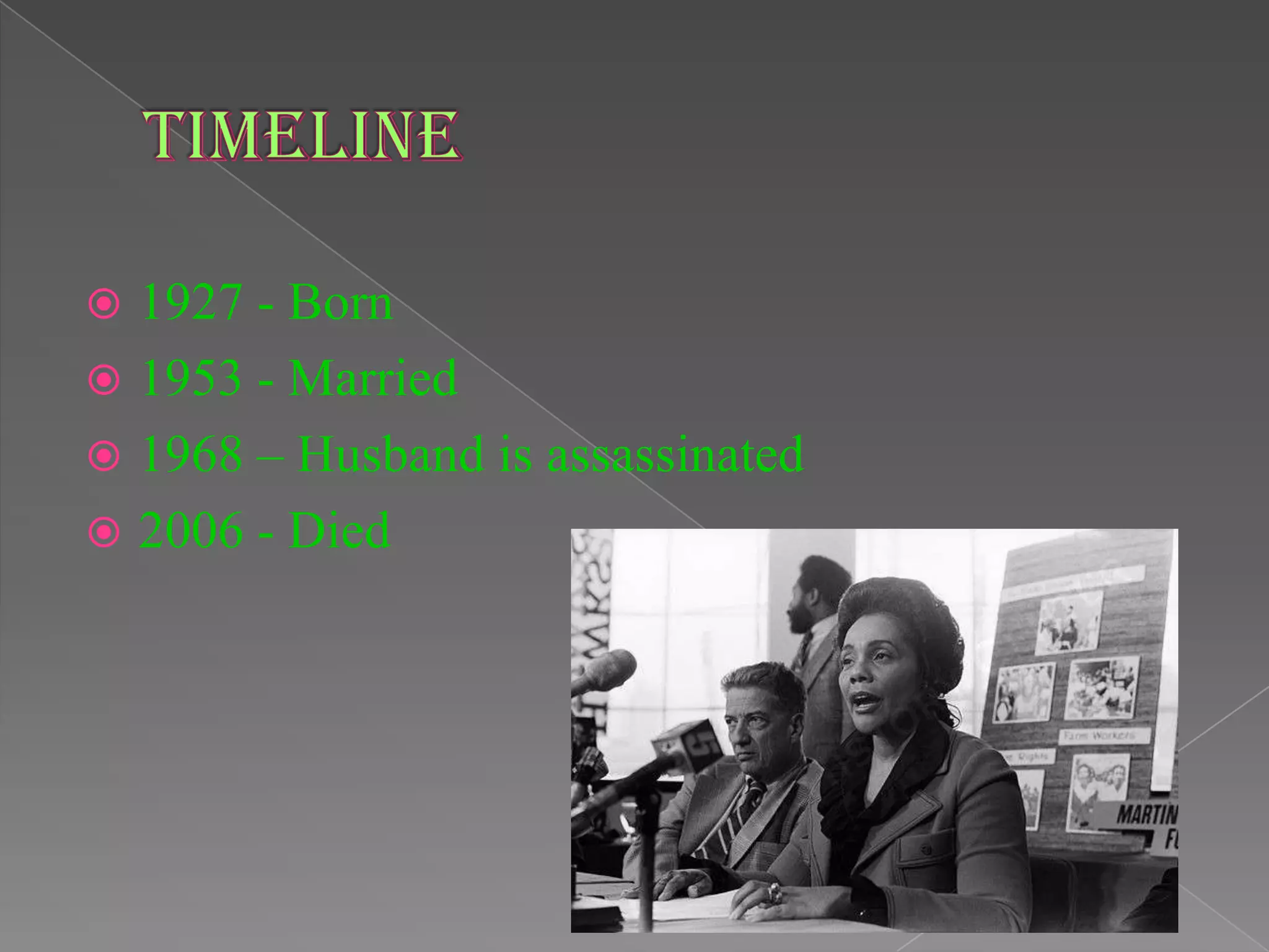 Coretta scott king | PPTX