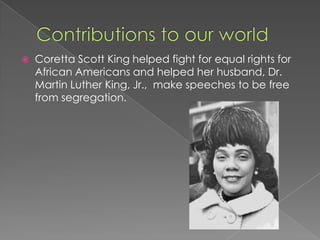 Coretta scott king | PPTX
