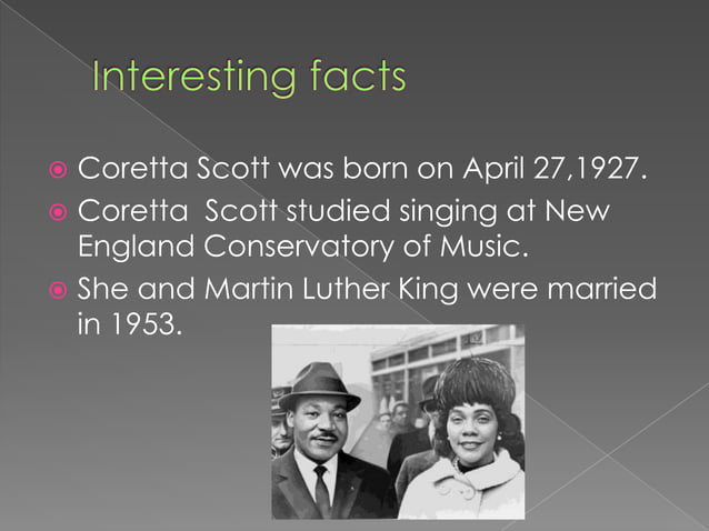 Coretta scott king | PPTX