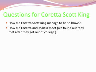 Coretta scott king | PPT