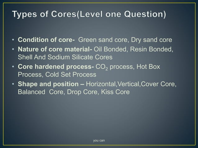 Core type and applications (1.2) | PPTX