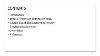 Core type CHARACTERIZATION SERIES pore size Core type CHARACTERIZATION ...