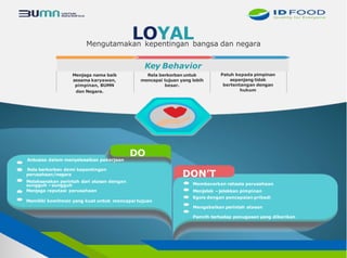 MATERI CORE VALUE AKHLAK BUMN INDONESIA. | PDF