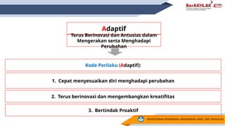 Core Value ASN indonesia emas 2045 semangat | PPTX