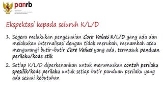 Core Value ASN indonesia emas 2045 semangat | PPTX