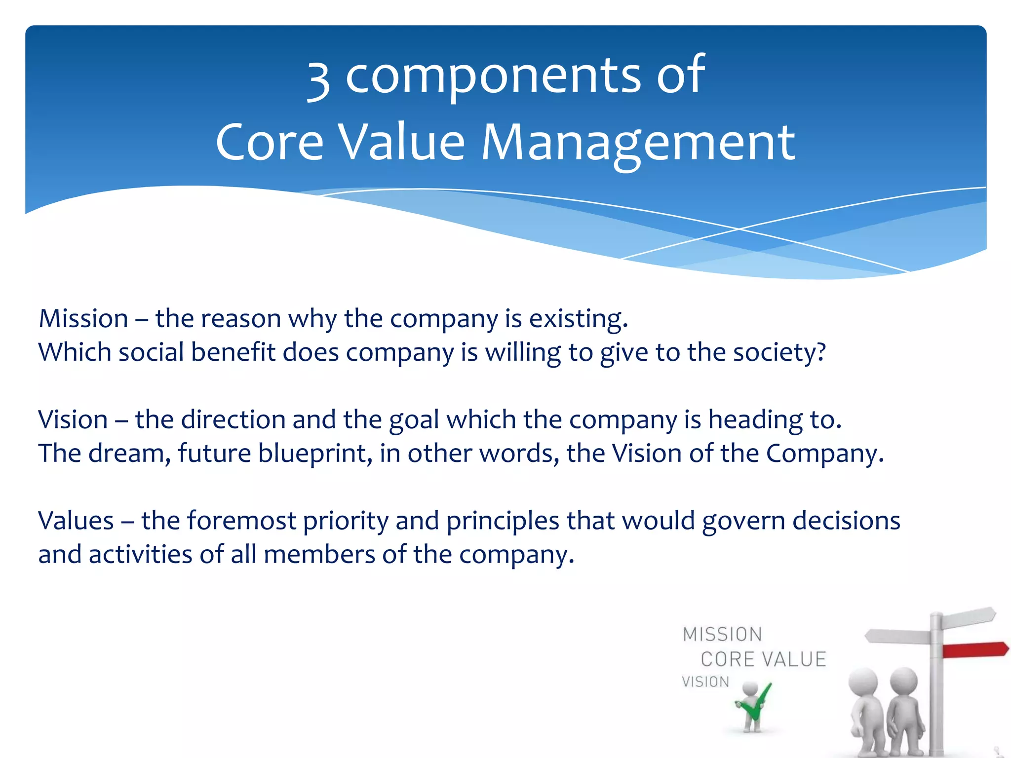 Core value management | PPT