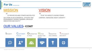 Core values OF NTPC | PPTX