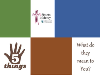 Mercyhurst Core Values Discussion | PPTX | Spirituality | Religion ...