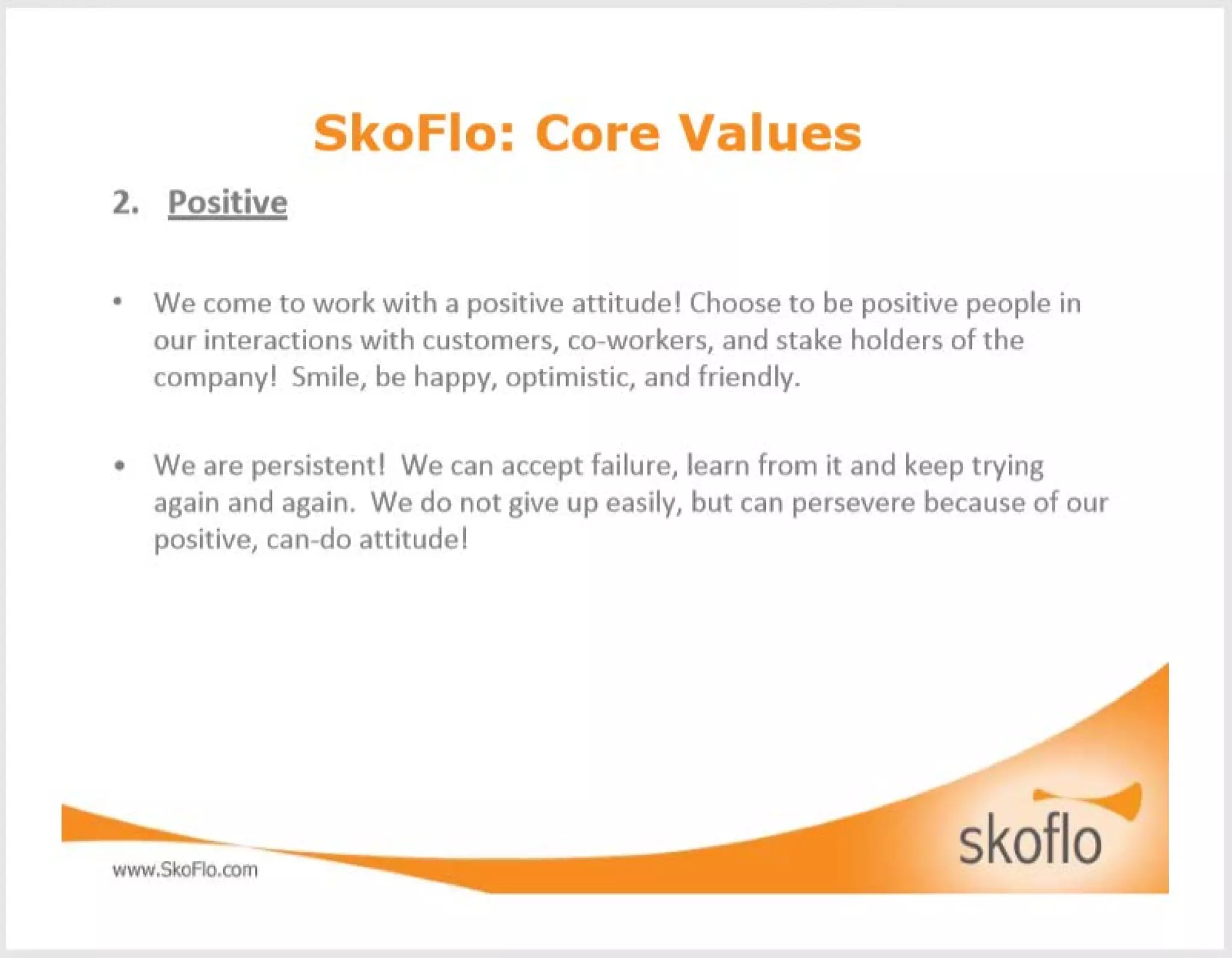 SkoFlo Core values | PDF
