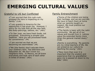 Core Values And General Cultural Insights Of Us Hispanics | PPT