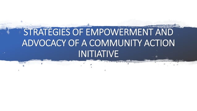 Core Values and Principles of Community Action Initiatives.pdf | Family ...