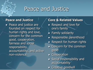 Core Values and Related Values in the DepEd Framework of Values ...