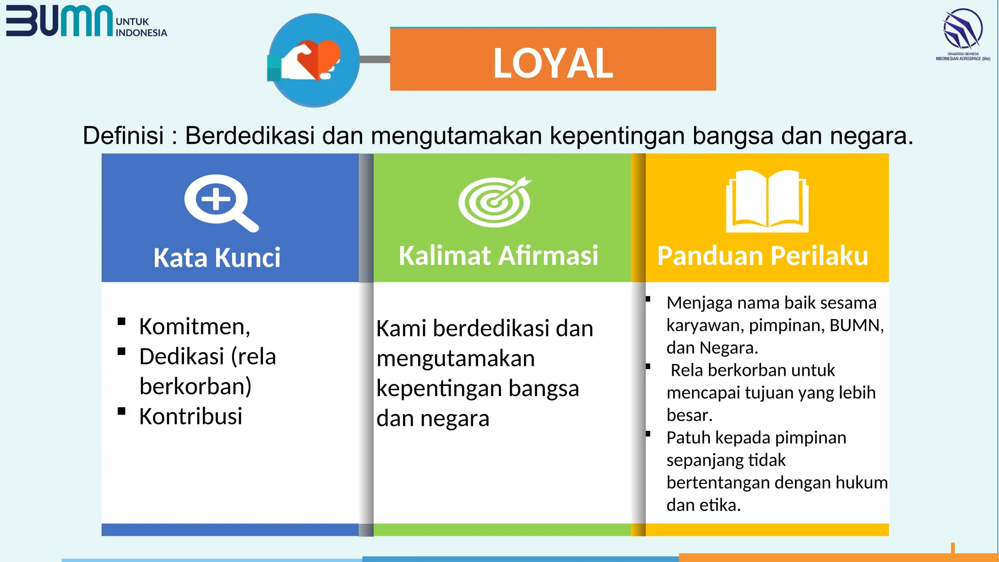Informasi tentang Core Values BUMN (AKHLAK).ppt