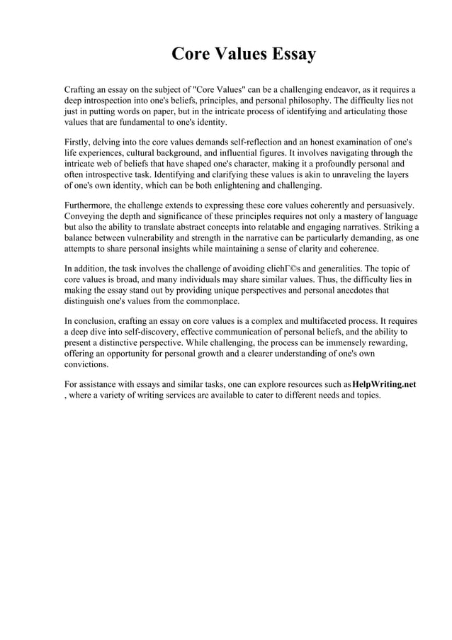 Core Values Essay.pdf