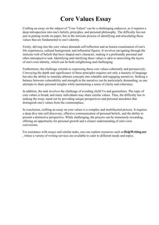 Core Values Essay.pdf