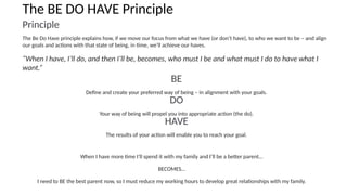 Core Values formation-Be DO Have of Zig Ziglar.pptx | Family and ...