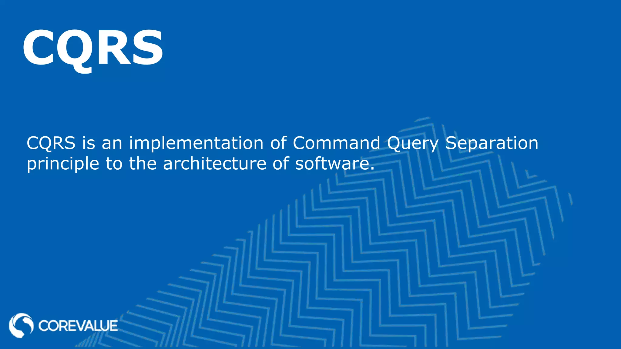 CQRS and Event Sourcing | PPT | Free Download