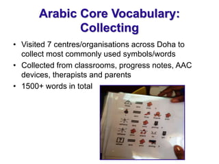 Core vocabularies for Bilingual Language Learning and Literacy Skill ...