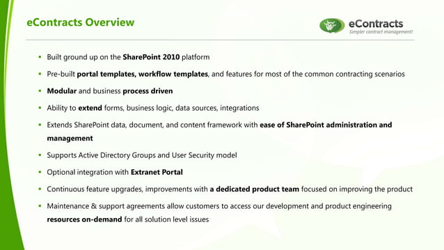 Simplifying Contract Lifecycle Management with SharePoint | PPT