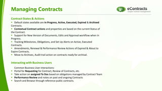 Simplifying Contract Lifecycle Management with SharePoint | PPT