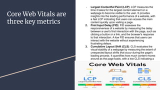Conquer User Attention: Master Core Web Vitals for a Flawless User Experience | PPT