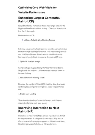 Core Web Vitals Crucial Tips to Optimize Site Performance.pdf
