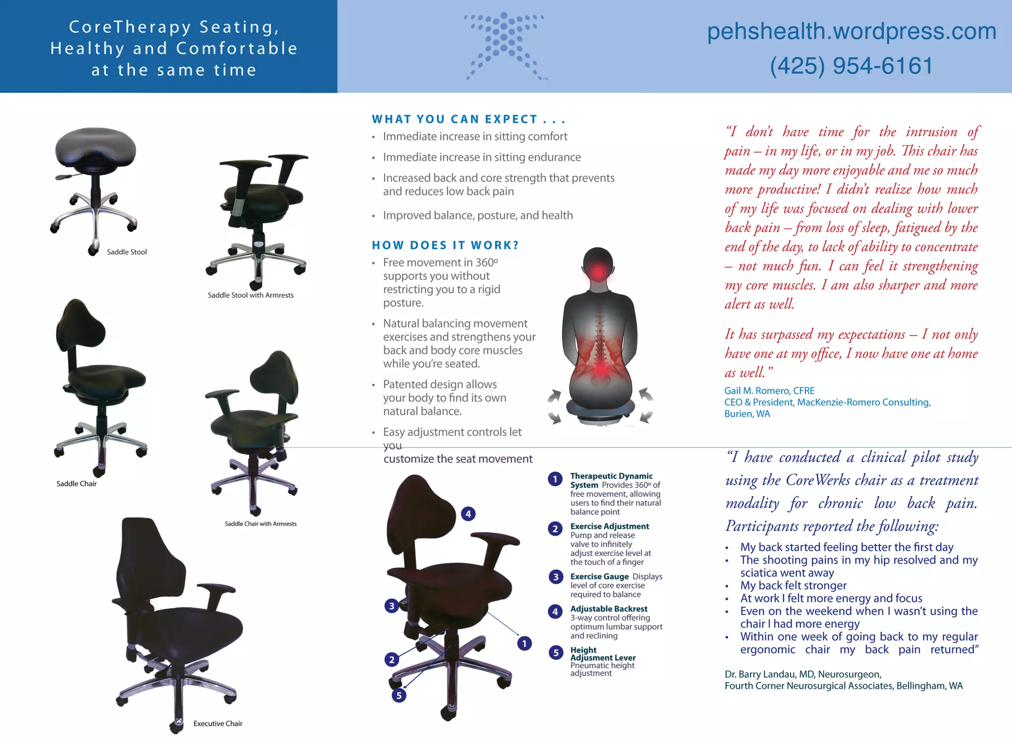 PEHS Proactive employee health services and products Corewerks brochure ...