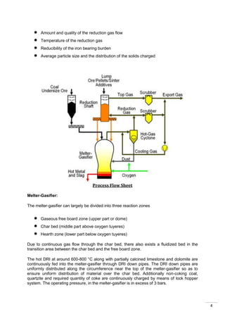 Corex Process in Iron Making | PDF