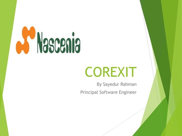 Corexit Microsofts New Cross Platform Framework Ppt