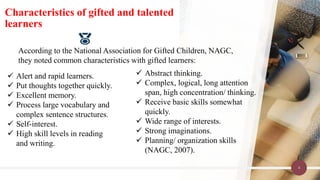 Gifted and Talented Program W2_PPT_mte512_8-12-2019 | PPT