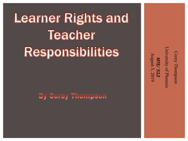 Learner Rights and Teacher Responsibilities 8-5-2019_update2 | PPT