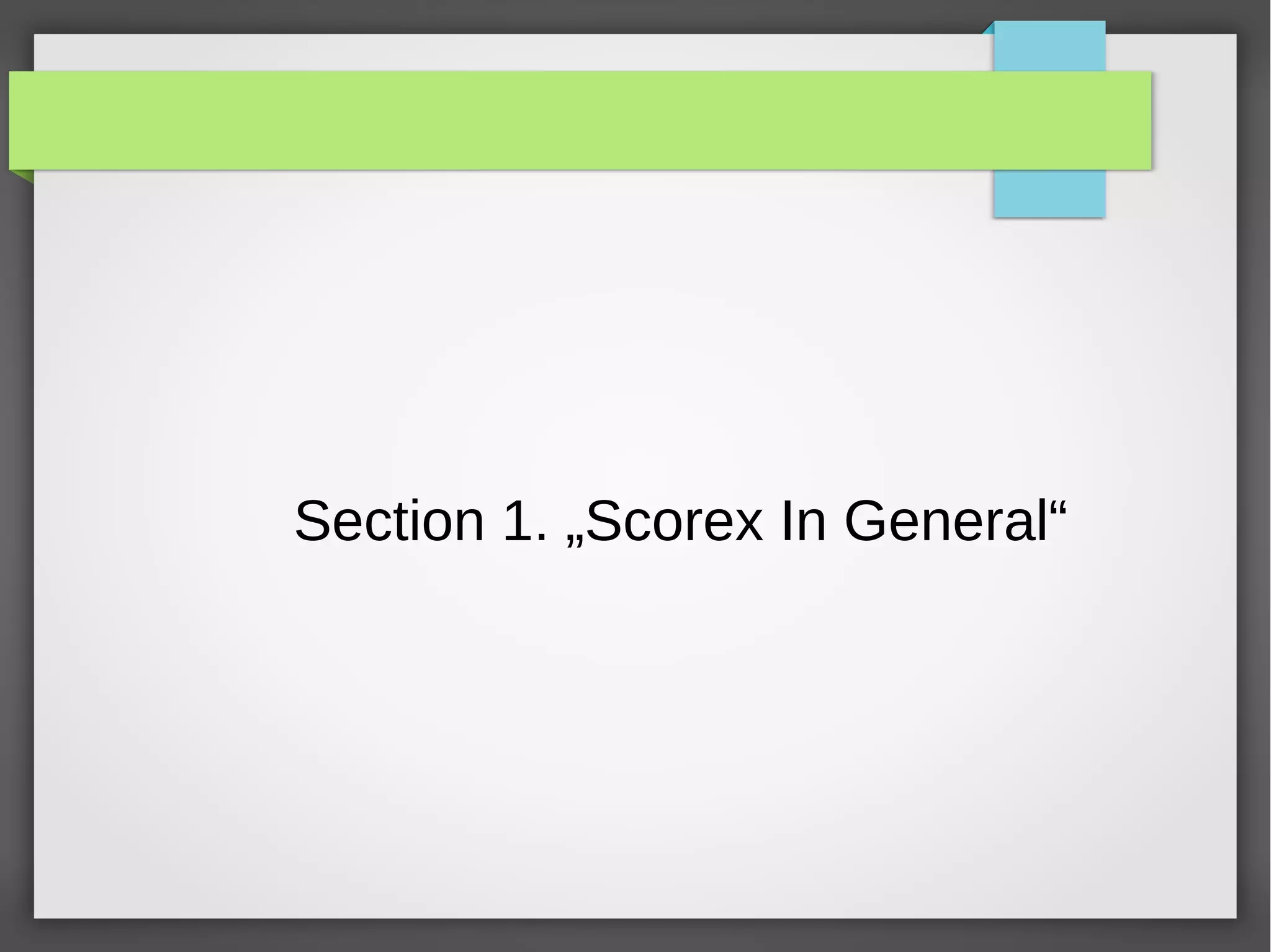 Scorex, the Modular Blockchain Framework | ODP | Programming Languages | Computing
