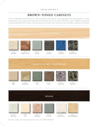 Countertop Color Design Guide | PDF