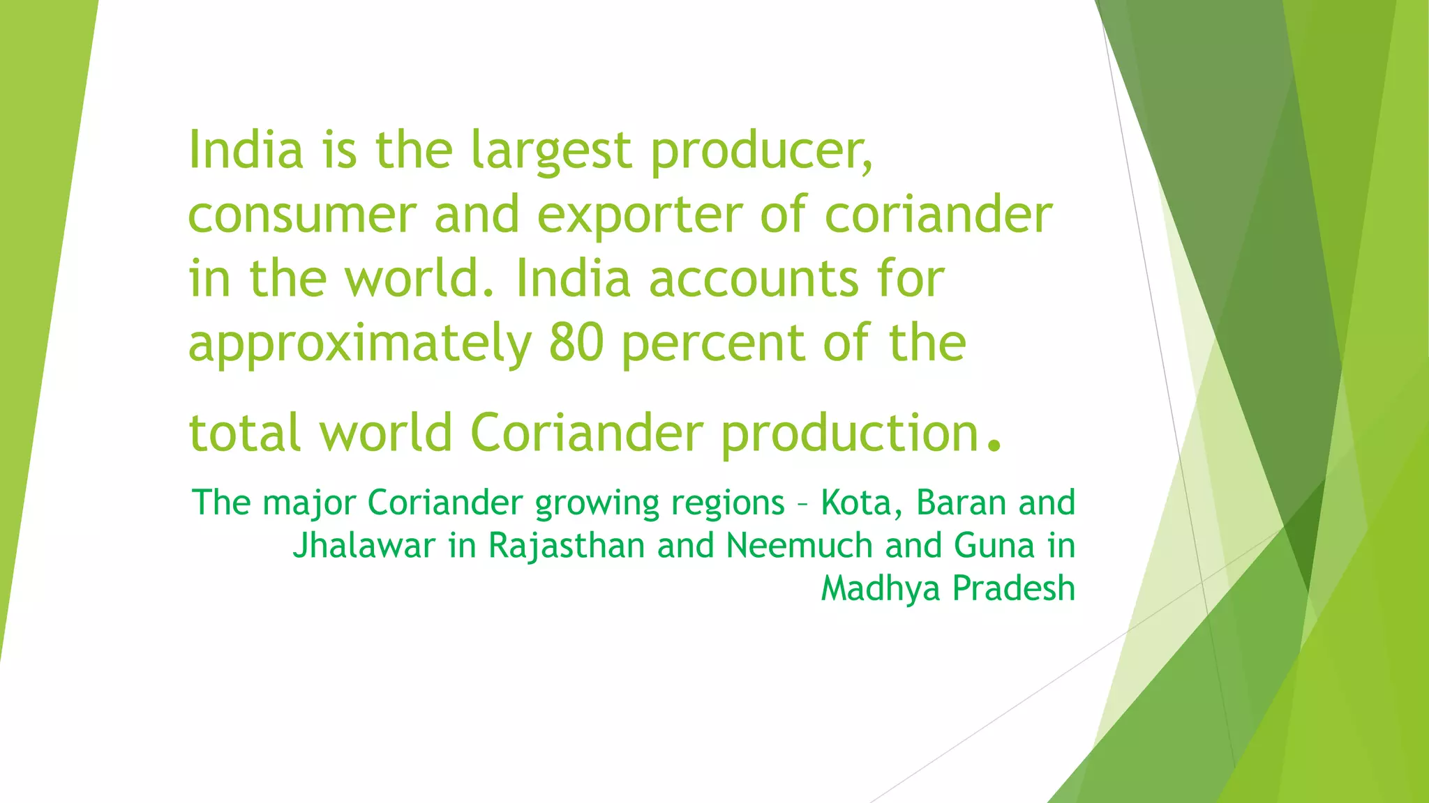 Coriander | PDF